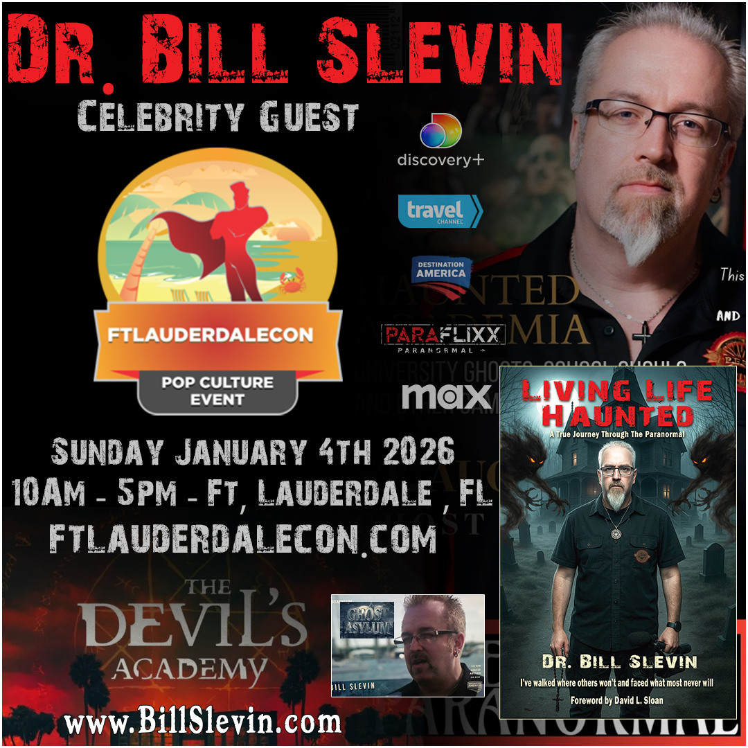Dr. Bill Slevin @ Fort Lauderdale Con 2026 – Bill Slevin